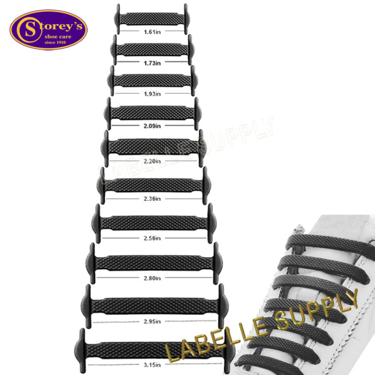 Storey’s Silicone No Tie Lazy Style Laces – LaBelle Supply